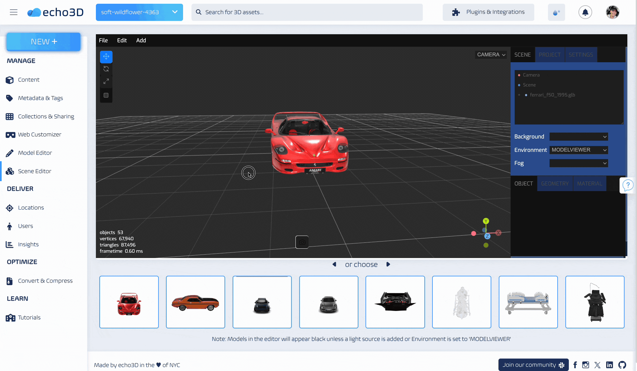 Streamlining 3D Asset Management: The Power of echo3D's Processing Pipeline