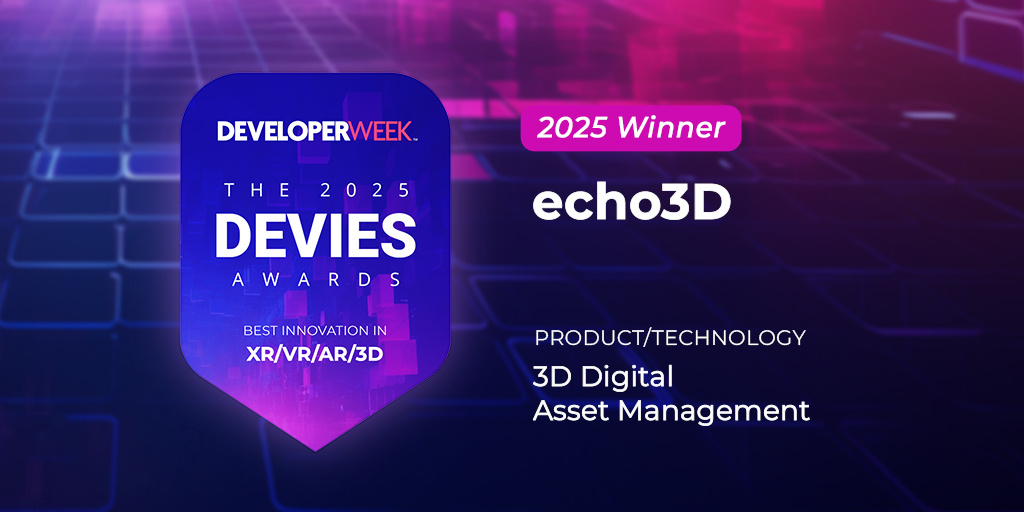 echo3D Wins 2025 Devies Award for Best Innovation in XR/VR/AR/3D